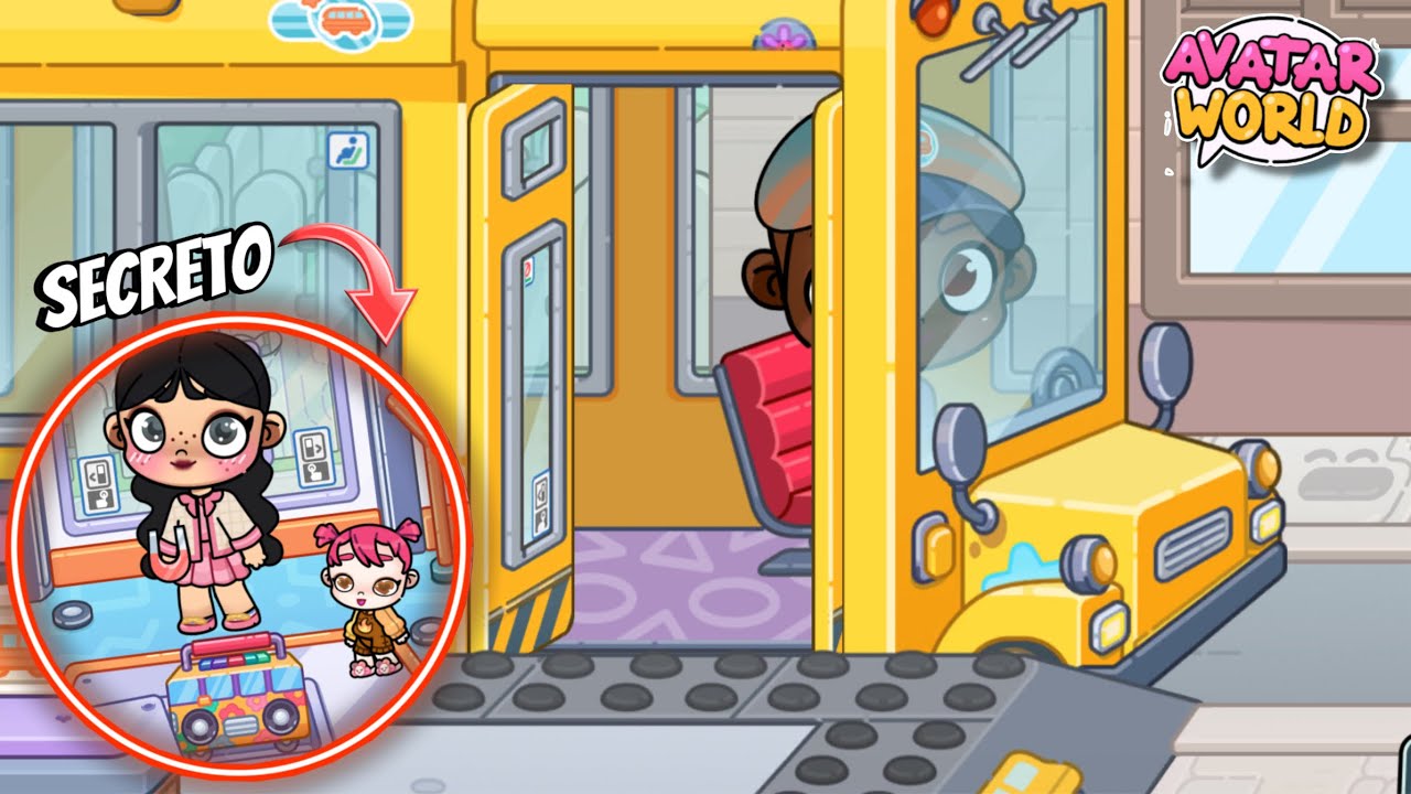 NUEVO SECRETO EN EL BUS ESCOLAR DE AVATAR WORLD *ACTUALIZACIÓN ...