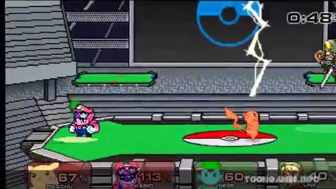 Super Smash Flash 2 Game | Mario Games | Cartoon Games - YouTube