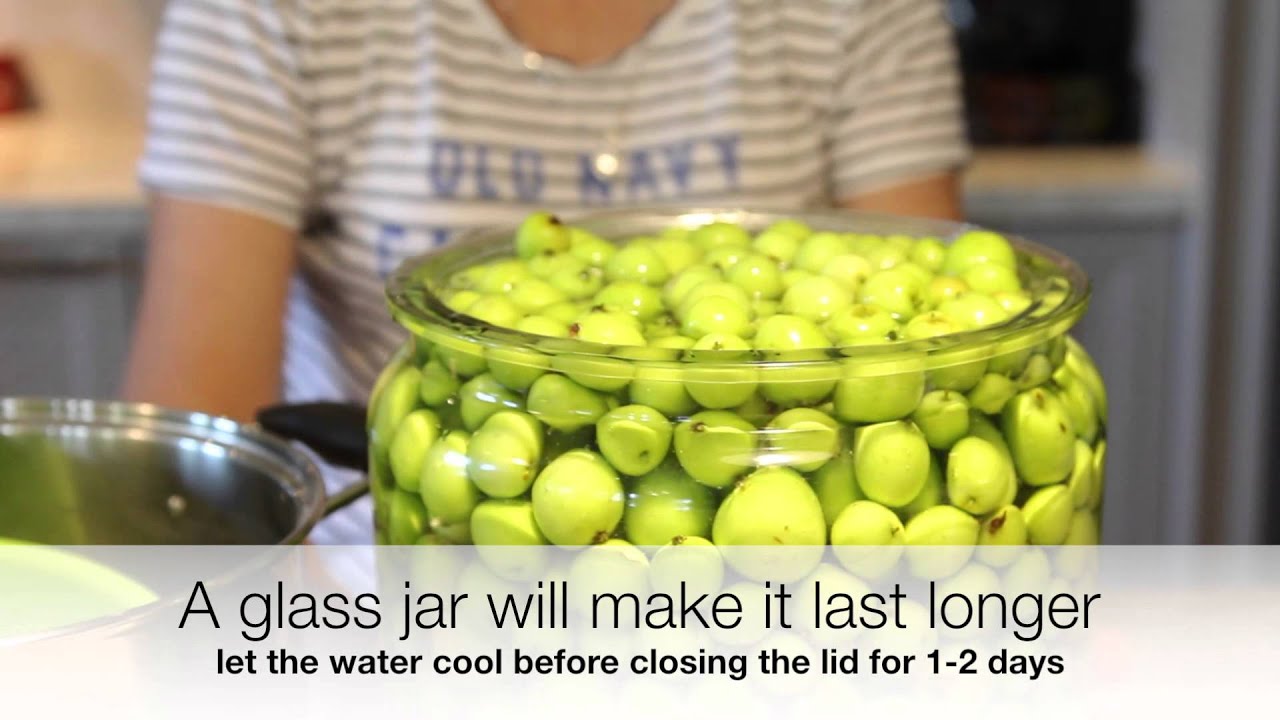 Pickled crab apple - YouTube