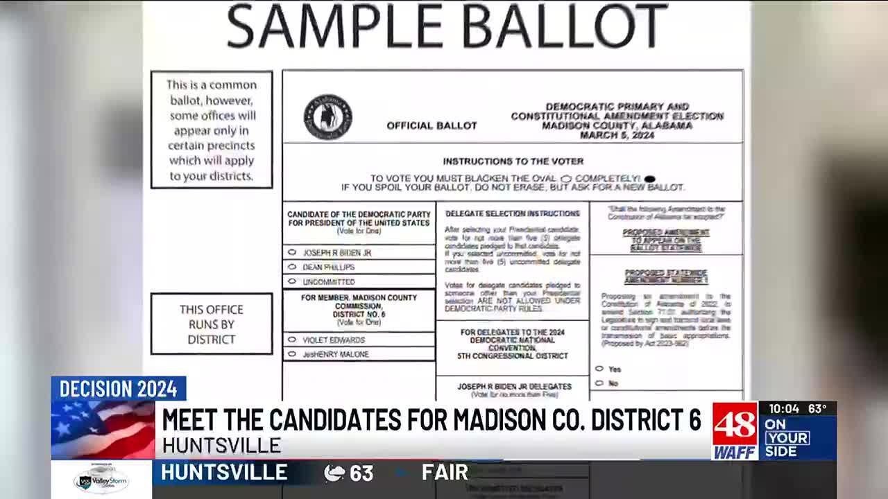 2 Democratic candidates running for Madison Co. Commission District 6 ...