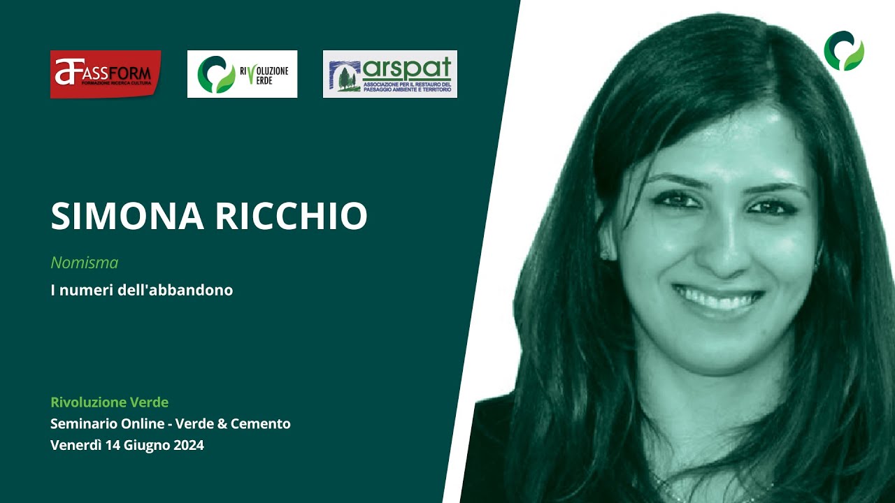 Seminario: Verde & Cemento | Simona Ricchio - YouTube