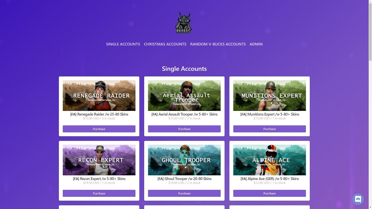FORTNITE ACCOUNTS CHEAPEST AND SAFE SHOP! (SELLY.GG) CHECK DESCRIPTION ...
