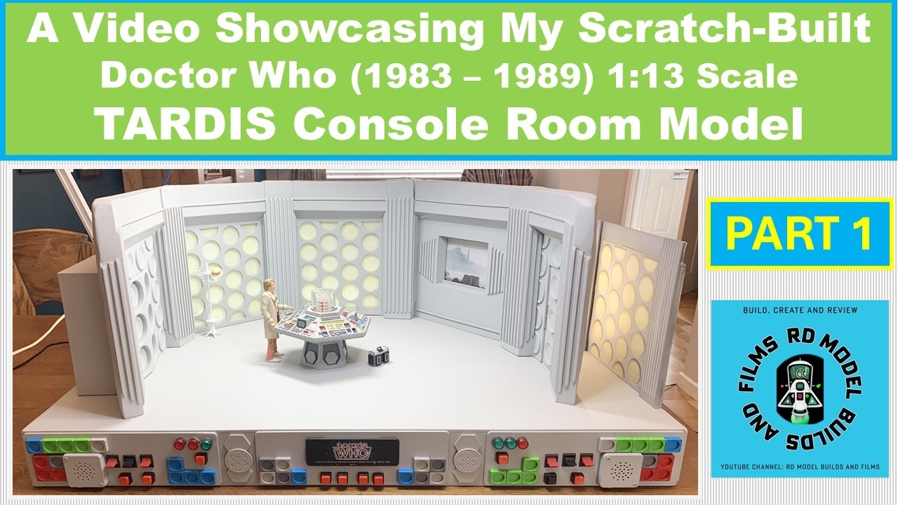 My Doctor Who 1983 to 1989 Tardis Console Room Model Build Video. PART ...