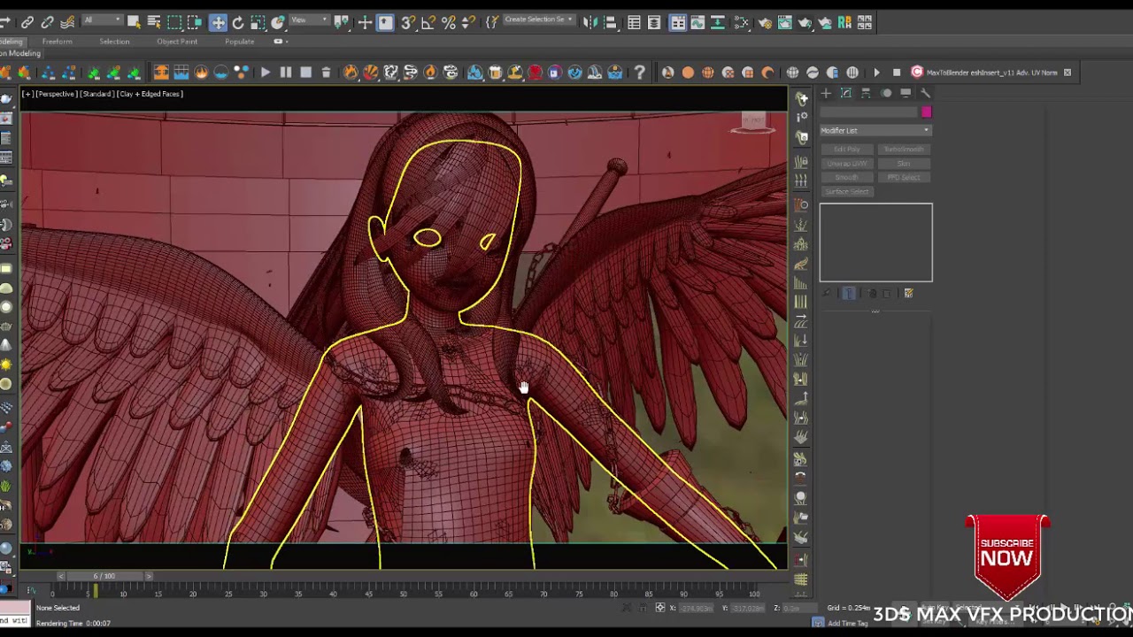 Fallen angel model for 3ds max free downloads (file describe) - YouTube