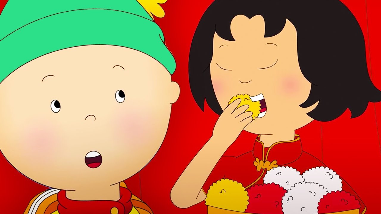 Caillou Learns About Chinese New Year | Caillou Cartoon - YouTube