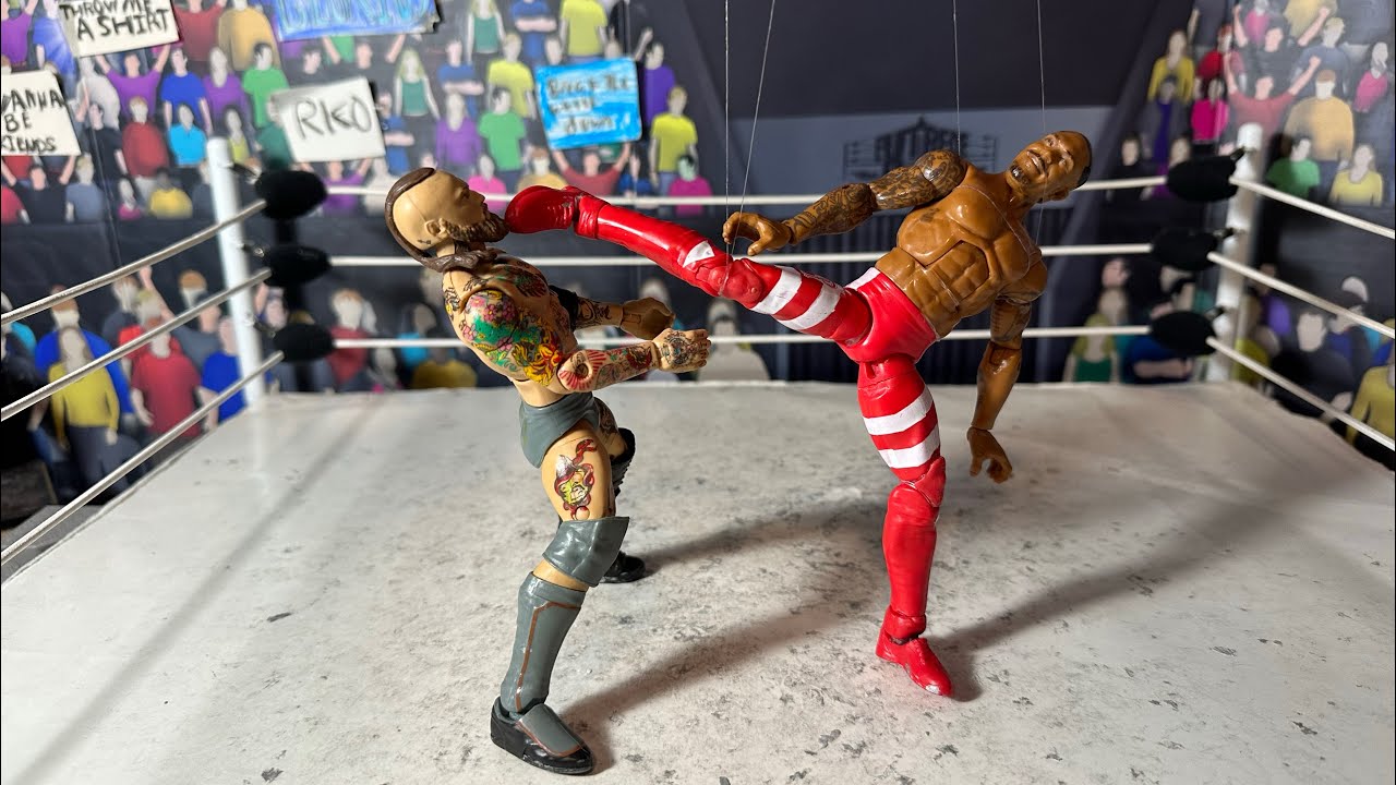 Montez Ford Superkick (wwe stop motion) - YouTube