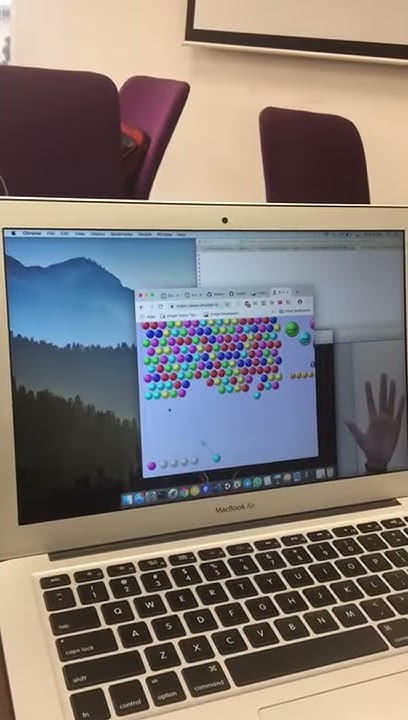 Gesture-Controlled Gaming: Playing Bubble Shooter with Python and OpenCV - YouTube