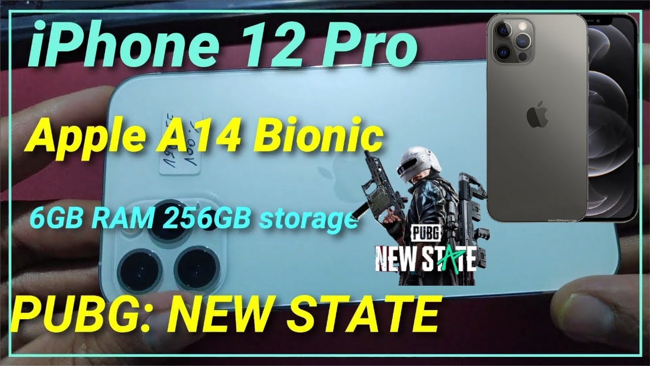 iPhone 12 Pro Test Game PUBG NEW STATE Gameplay HDR + EXTREME 90 FPS ...