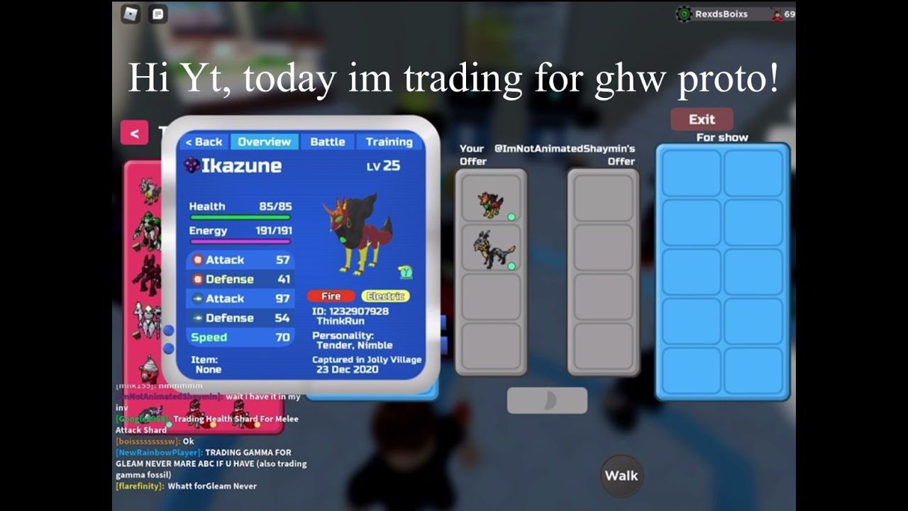Trading for gleaming halloween protogon! |Loomian Legacy - YouTube