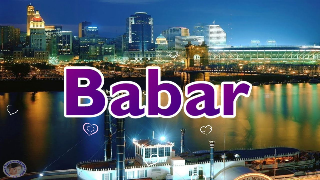 Babar name whatsapp status || Babar name letter status video - YouTube