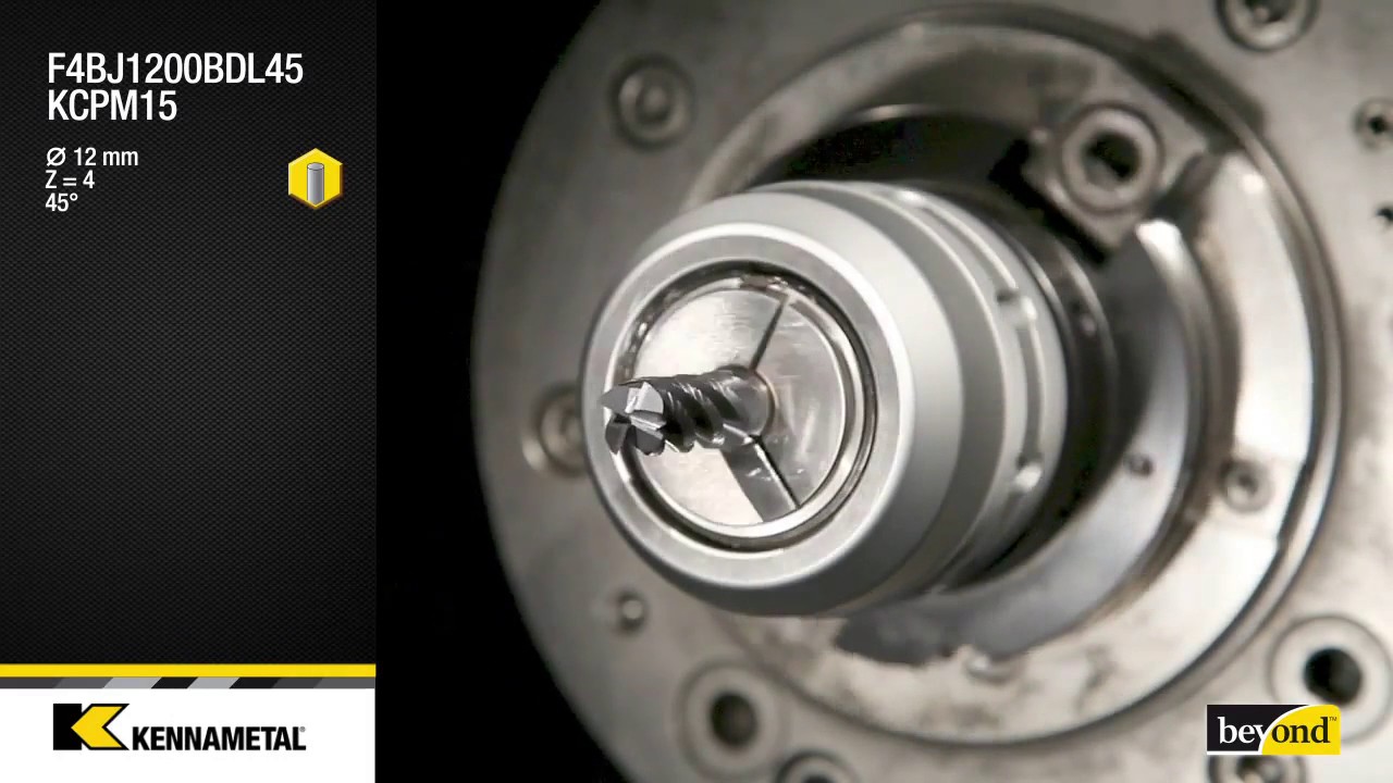 Rougher 4-flute 45 helix chamber - YouTube