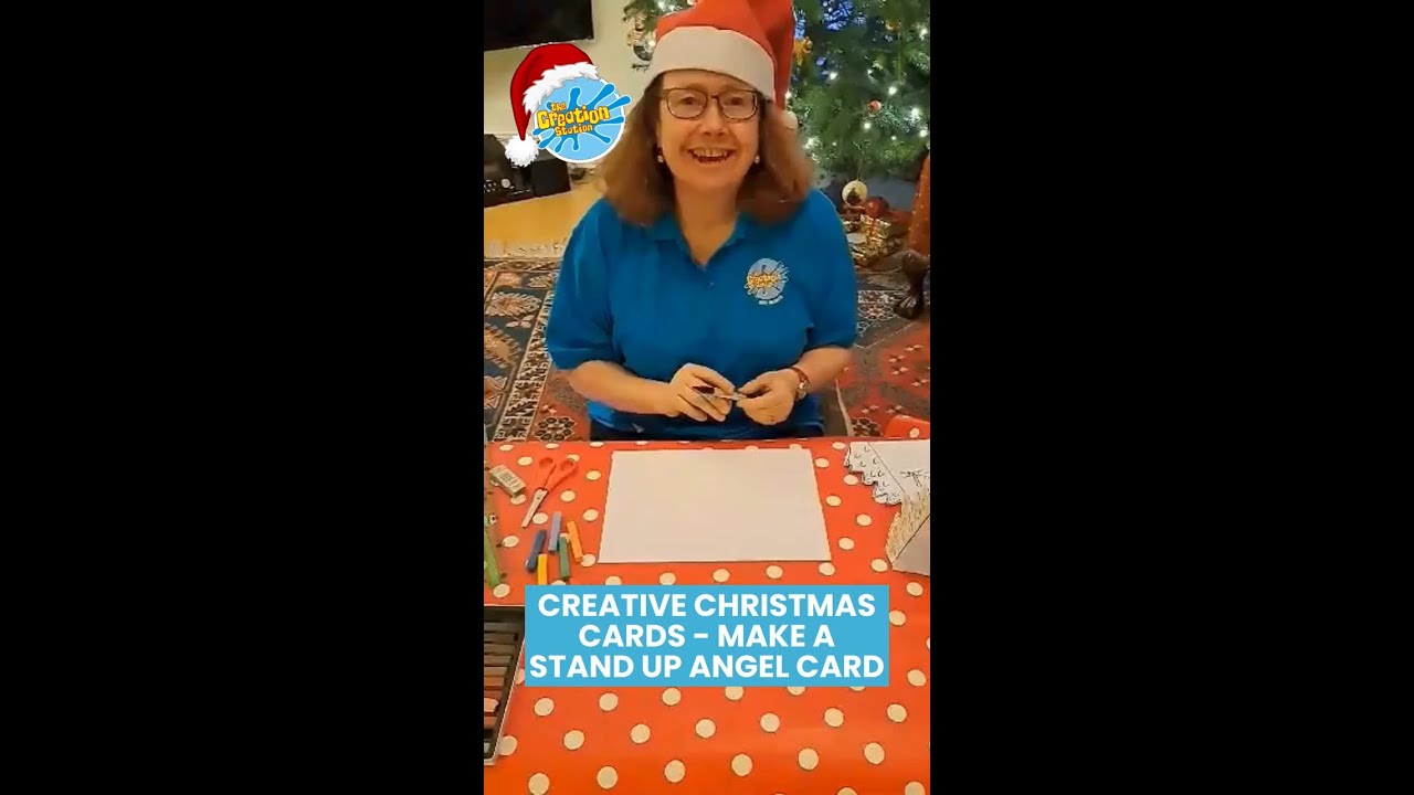 Creative Christmas Cards - Make A Stand Up Angel Card - YouTube