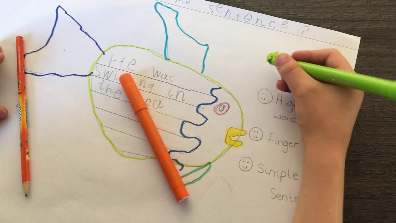 Simple Sentences in reception - YouTube