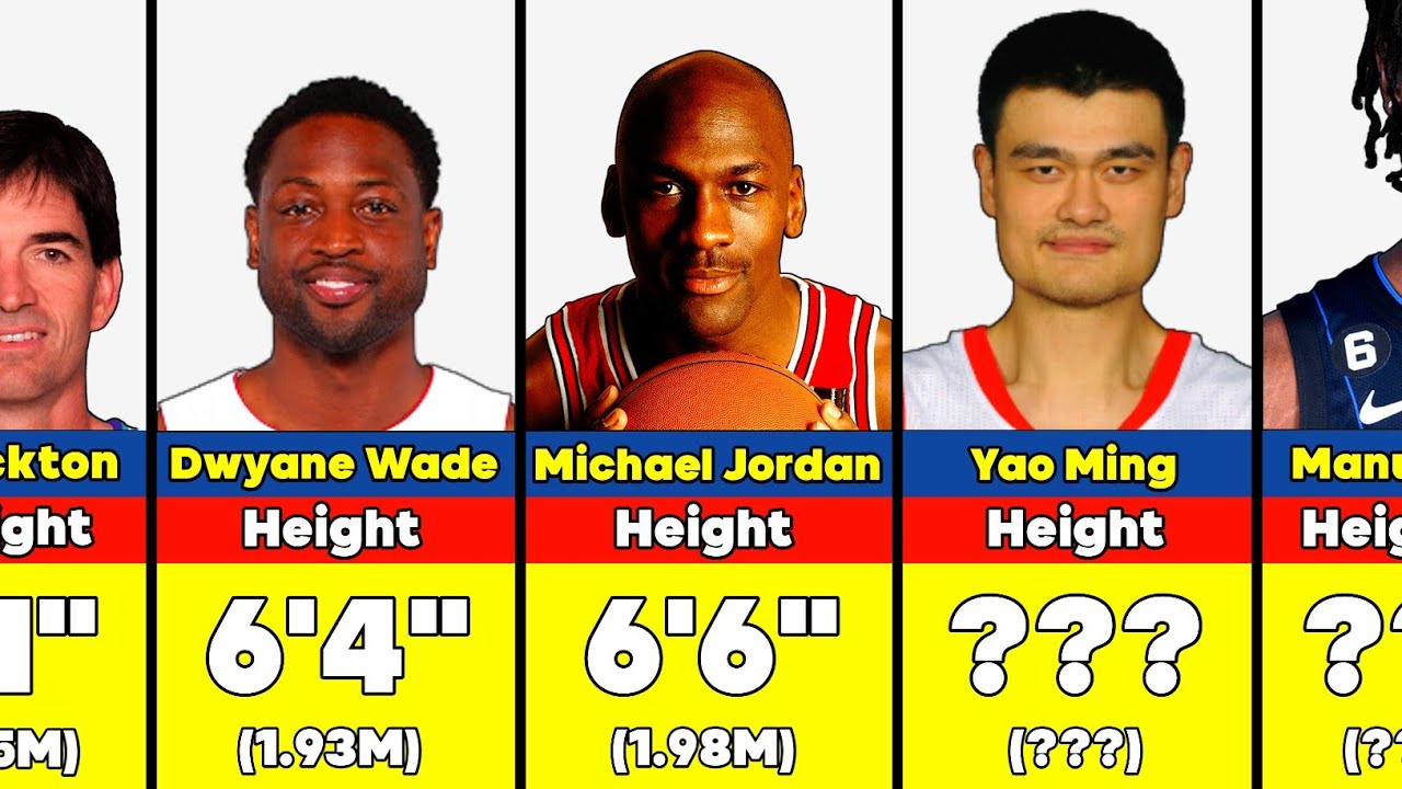 The Best NBA Players By HEIGHT - YouTube