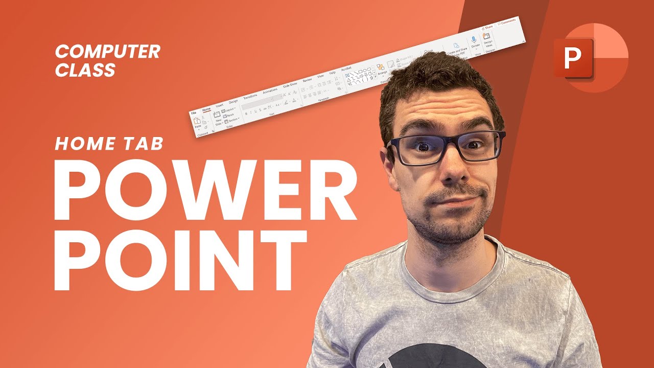 PowerPoint Home Tab | Basic Computer Class | Lesson 2 - YouTube