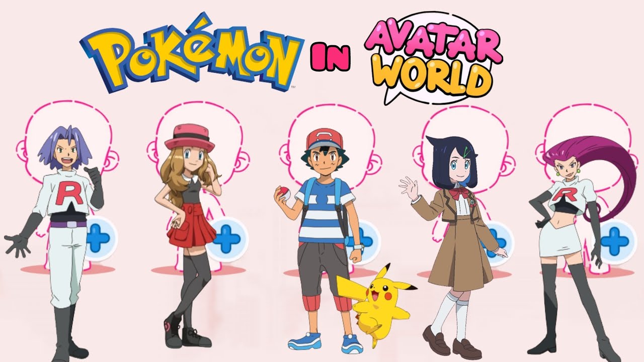 How To Make Pokémon🪀 Characters in Avatar World!! #avatarworld #pokemon ...