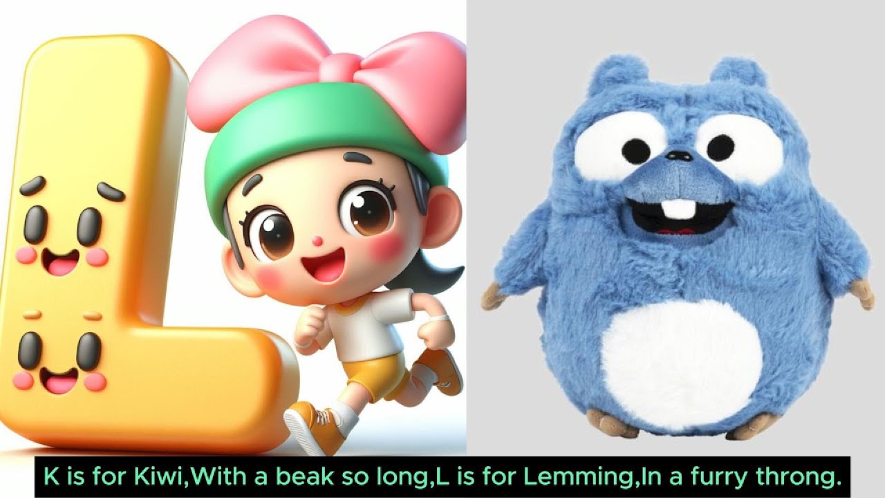 L is for Lemming | ABC Phonics Song | ABC Alphabet Songs for Toddlers ...