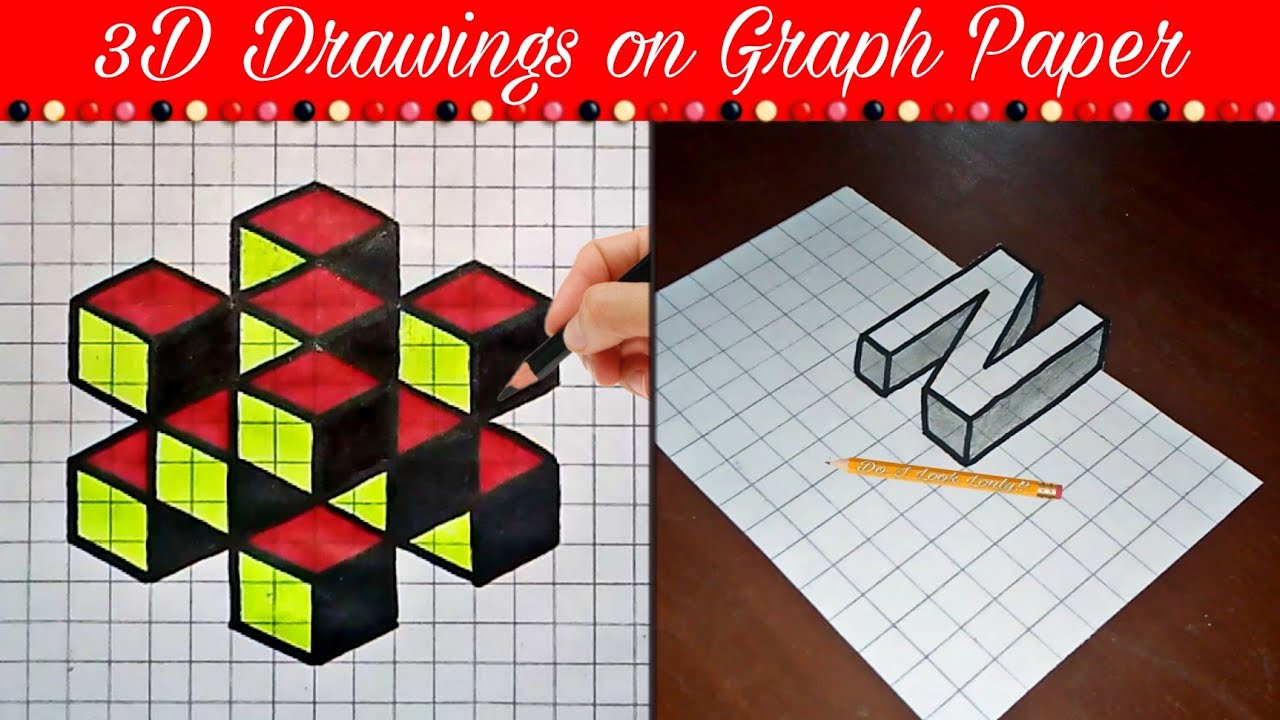 3d Graph Paper Drawings