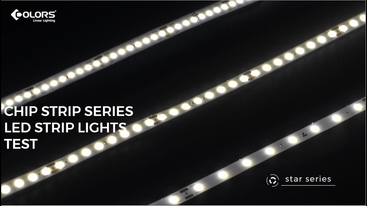 COLORS Product Testing | Chip strip series LED strip light stest - YouTube