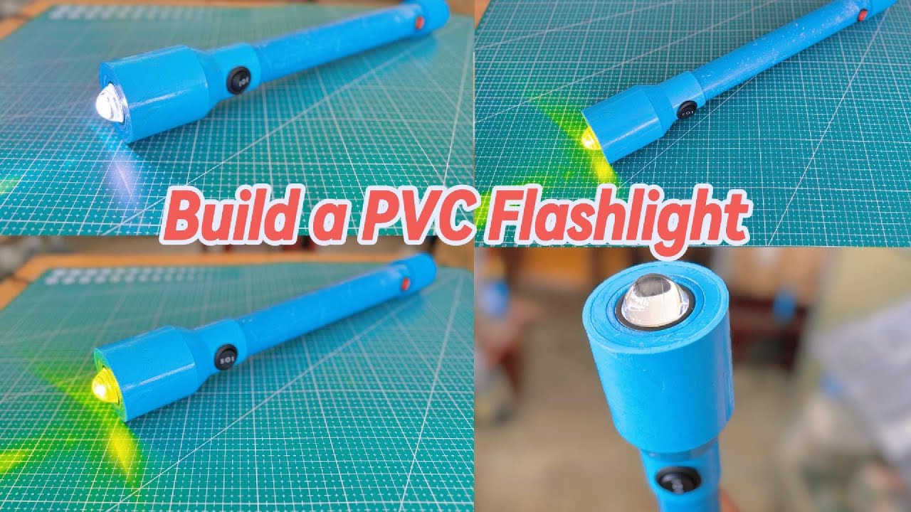 DIY PVC Flashlight that Actually Works! How to Build an Easy PVC ...
