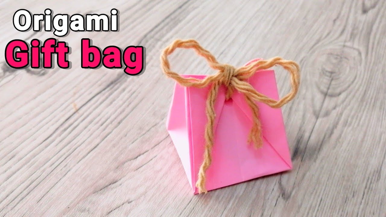Origami gift bag -Origami easy - YouTube