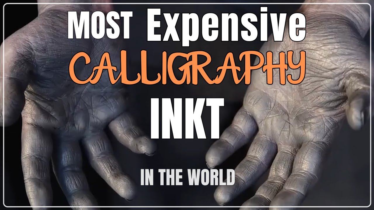 The Most Expensive Japanese Calligraphy Inkt - YouTube