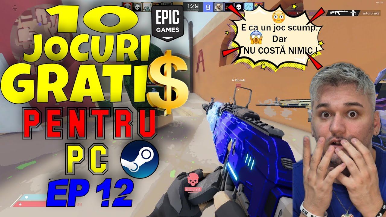 10 Jocuri GRATIS pentru PC 🖥️(EP.12)*roboti nervosi, RPG in intuneric ...