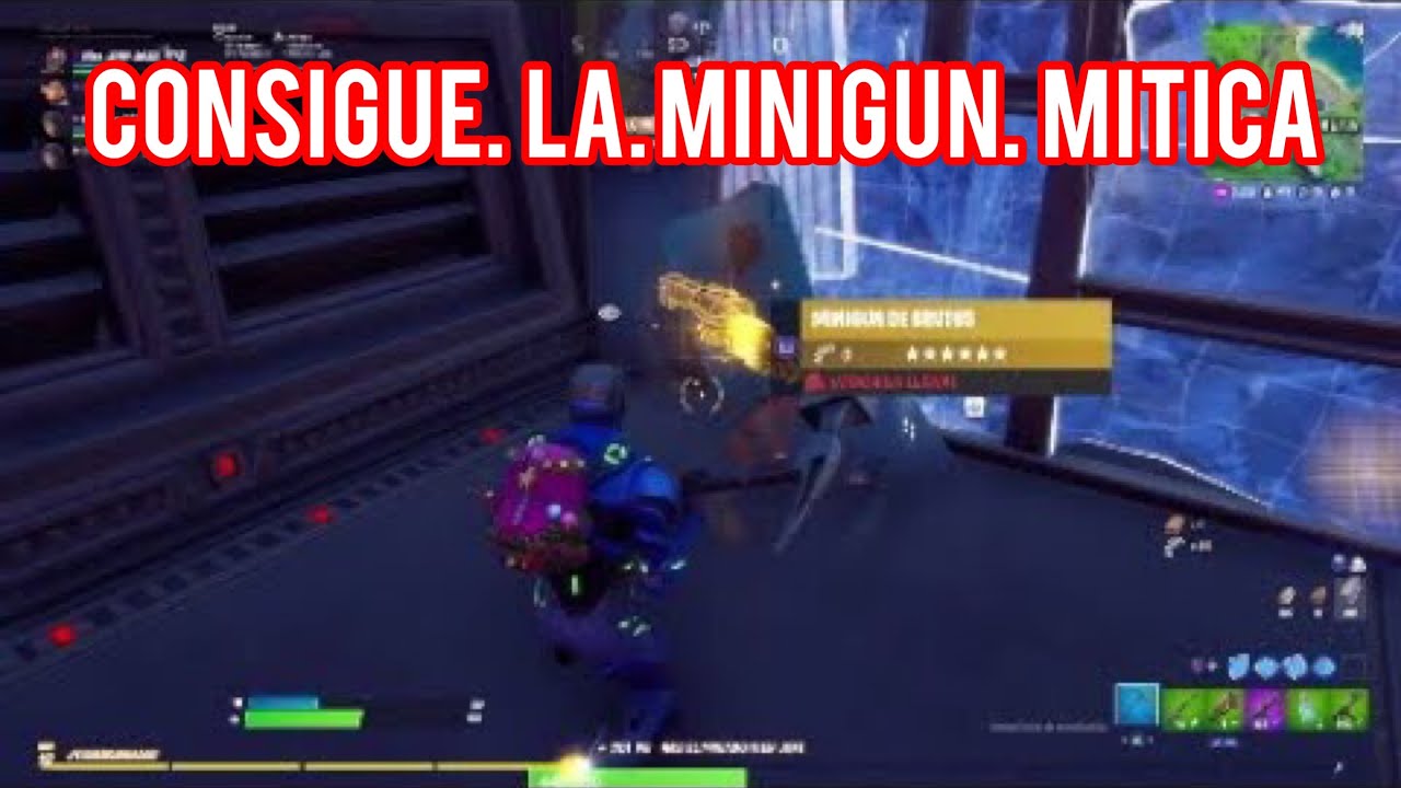 Como conseguir la MINIGUN MITICA (Minigun de BRUTUS) en FORTNITE BTR ...