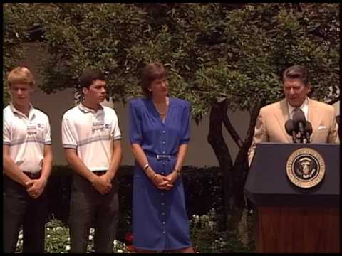 President Reagan's Remarks to American Legion Boys Nation on July 25 ...