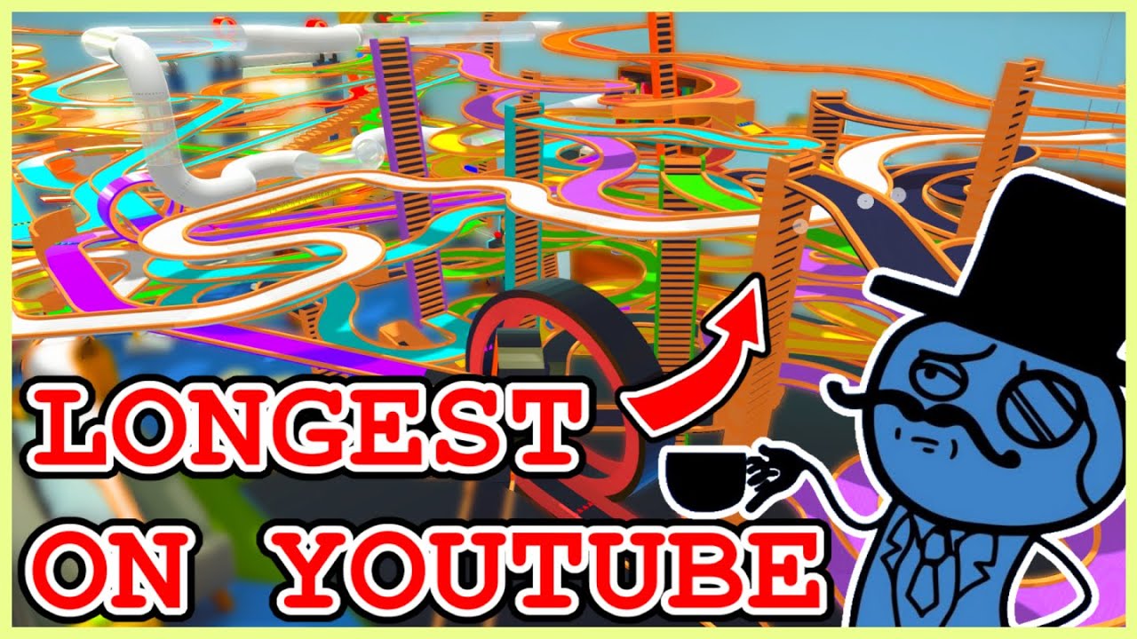Building the LONGEST MARBLE RUN EVER For The Spiffing Brit - YouTube