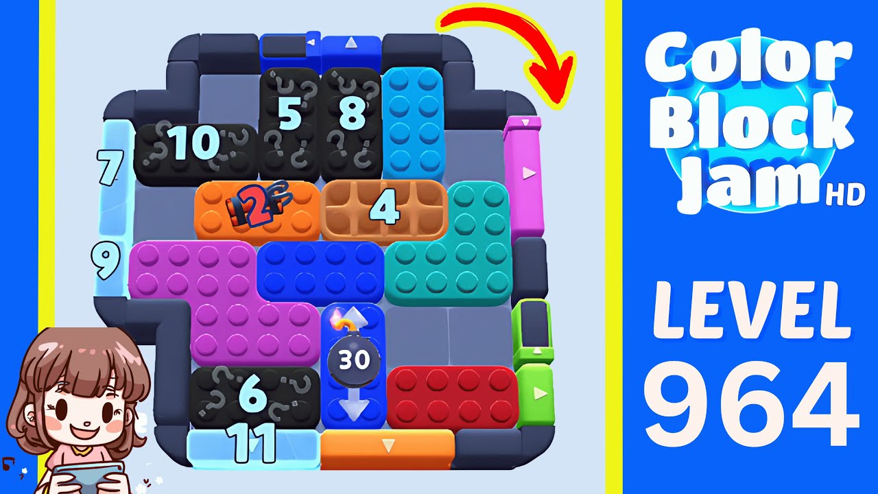 Color Block Jam Level 964 Solution Walkthrough - YouTube