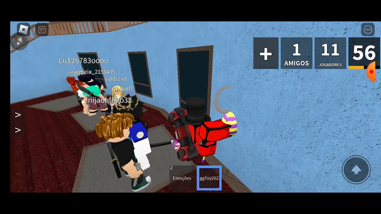 jogando murder mistery 2 ( mais eu sou among us ) - YouTube