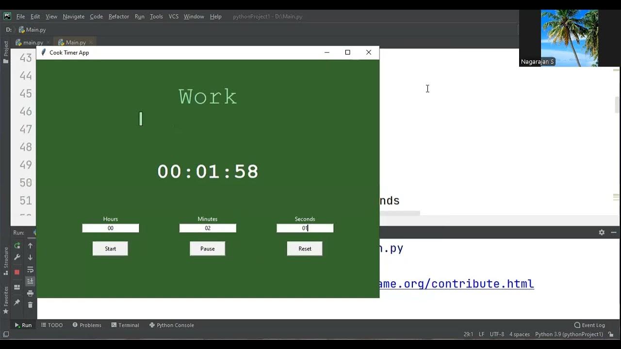#Cook Timer App using Tkinter|Hostbox cse|#Tutorial for Python Beginners - YouTube