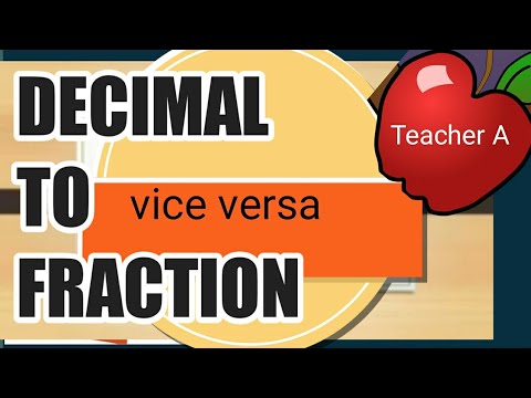 Renaming Decimal Numbers to Fractions and vice versa - YouTube