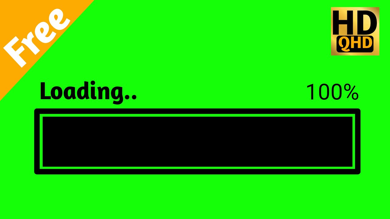 Green Screen Loading Bar ।। Loading Animation ।। No Copyright #habibur ...