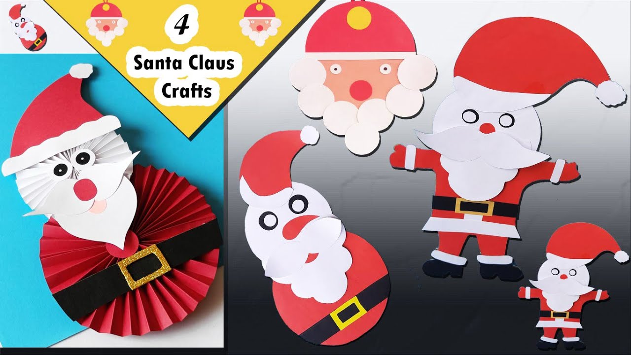 🎅Easy Santa Claus Craft | 🎅Santa Claus Making | Beautiful Christmas ...