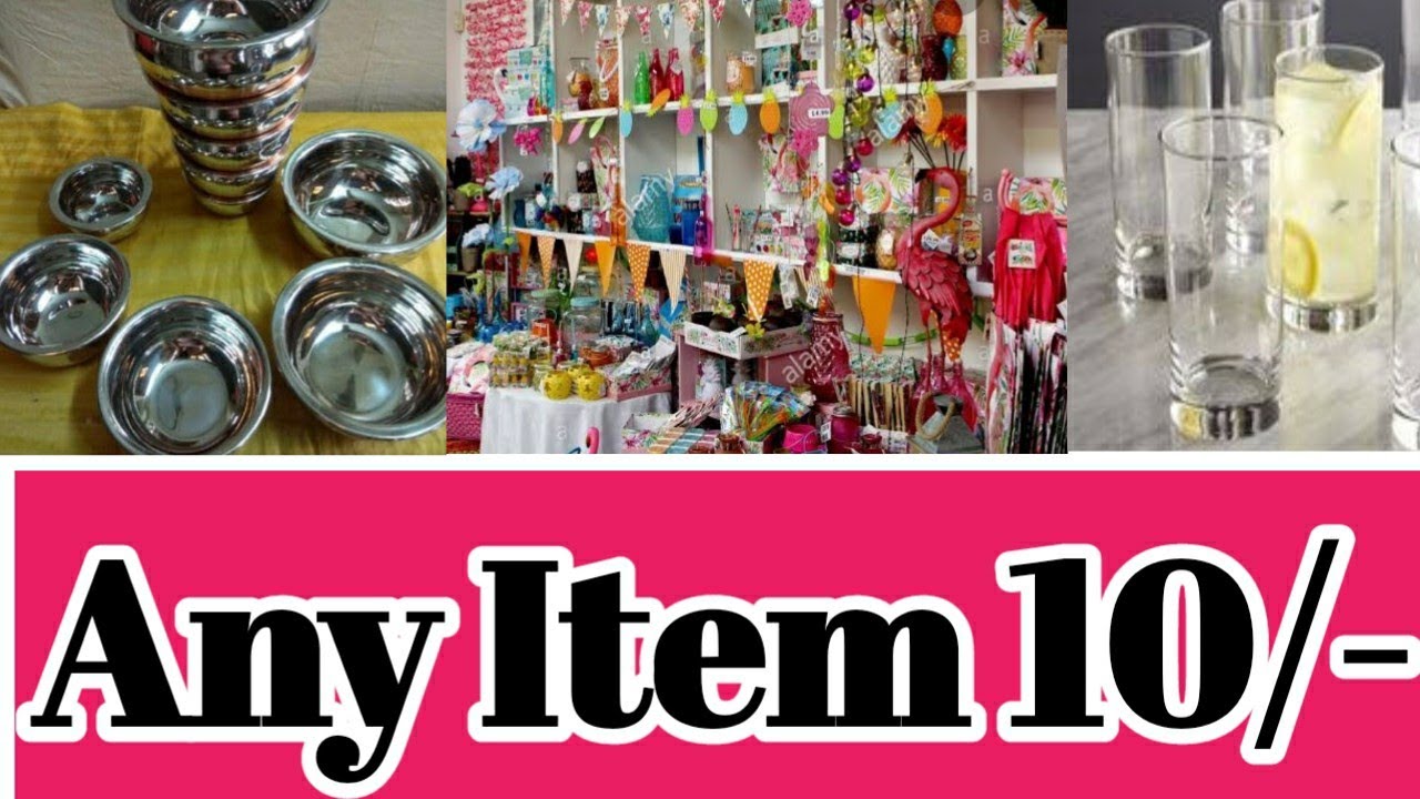 10 Rupees Items Single item and set with Address and phone number - YouTube