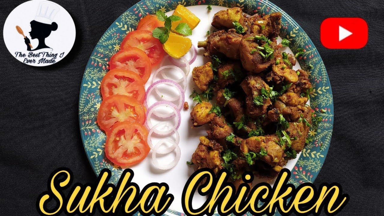 How To Make Sukha Chicken Recipe Maharashtrian Style | सुखा चिकन रेसिपी ...