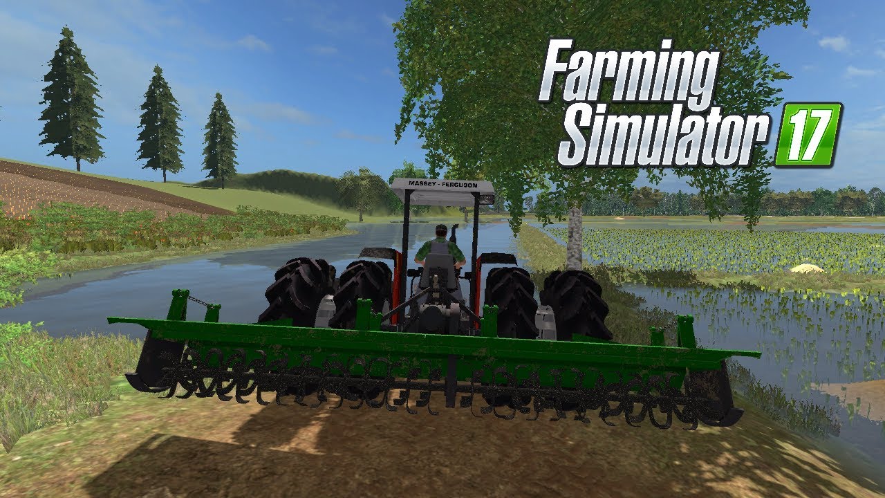 MF 290 Rotativando | Vida de Arrozeiro | FS17 Timelapse #4 | Farming ...