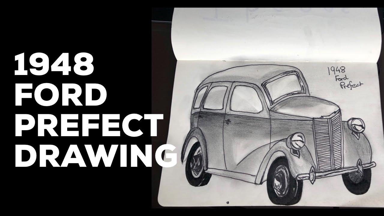 1948 Ford Prefect Drawing - YouTube
