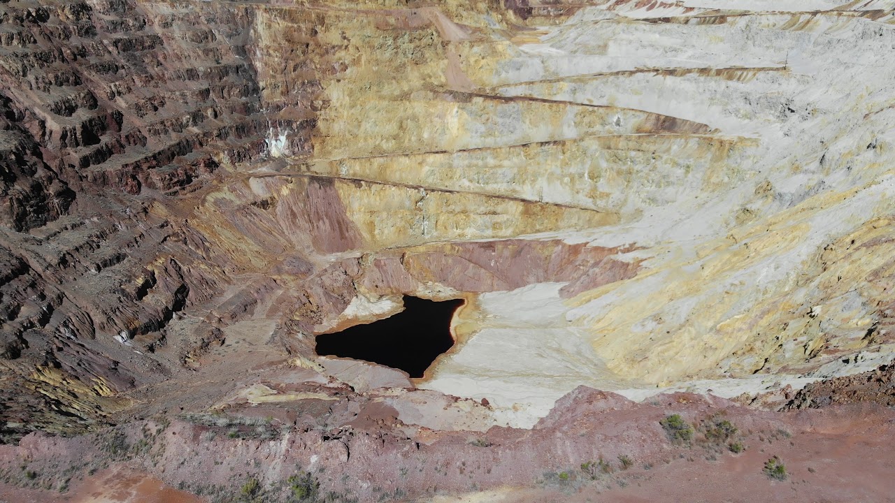 Bisbee Lavender Pit Mine, Arizona - Dorsey Drone Footage 005 - YouTube