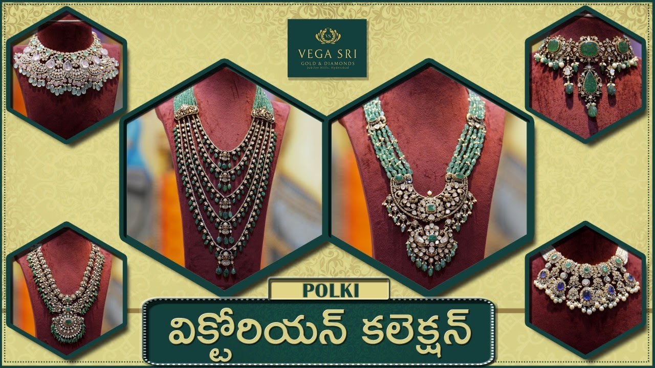 Polki And Victorian Jewellery Collection || Vega Sri Gold And Diamonds ...