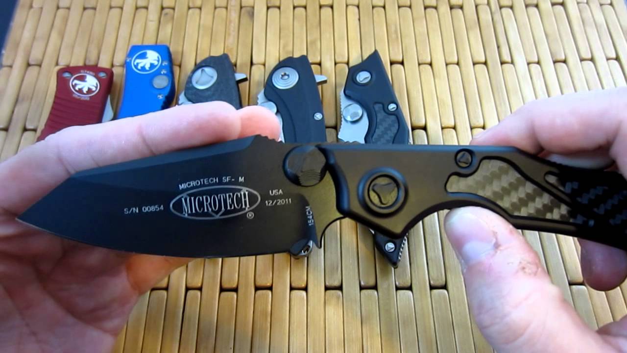 All My Microtech Knives - YouTube