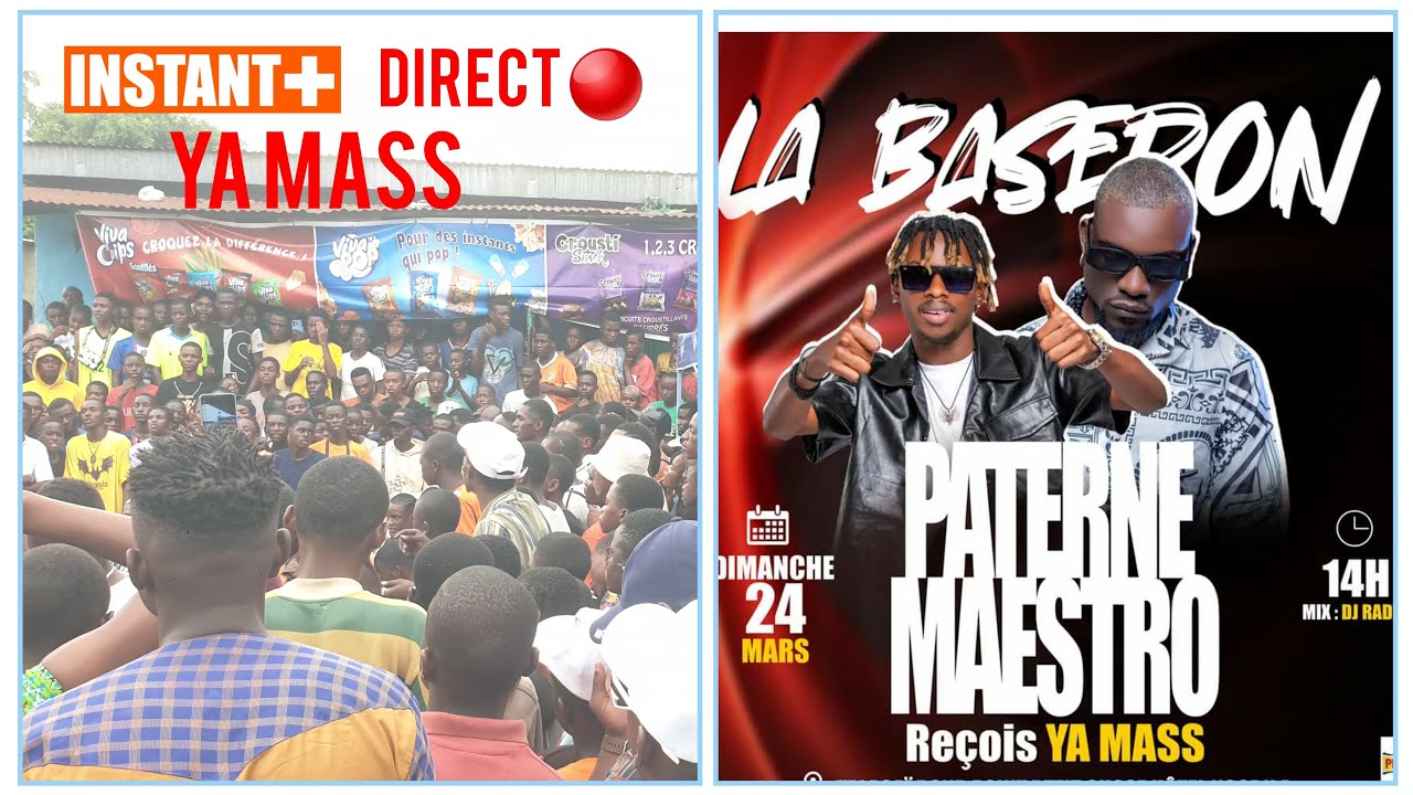 Direct 🔴 YA MASS à La BASERON Freestyle Show 🔥 x PATERNE MAESTRO - YouTube