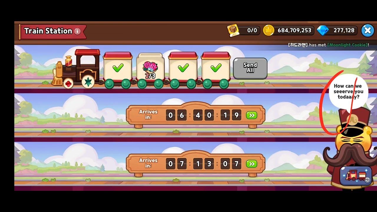 Train Station: Bear Jelly Conductor Dialogue - Cookie Run Kingdom - YouTube