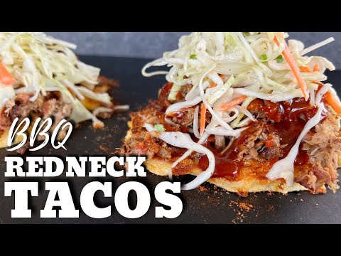 Redneck Tacos on the Griddle (Fried Jonny Cakes) - YouTube