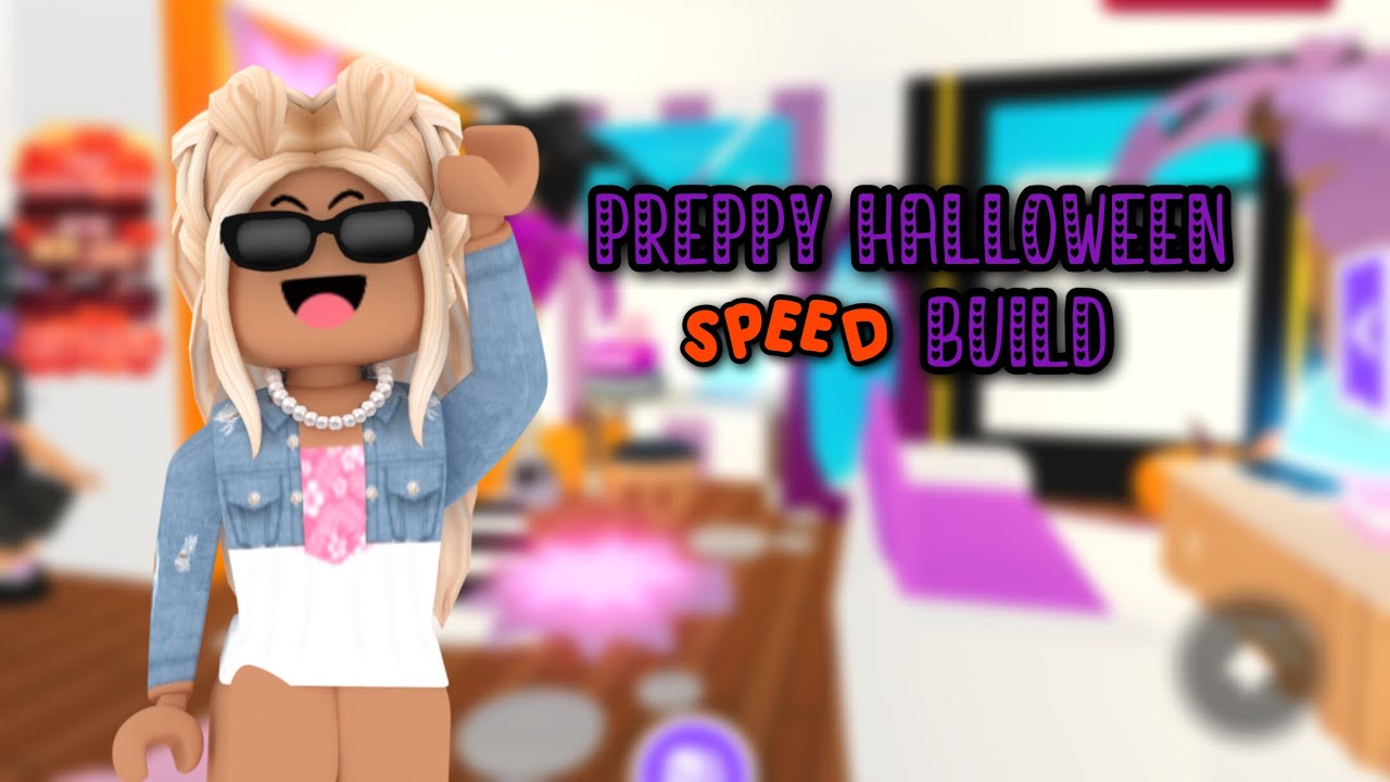 ADOPT ME | preppy halloween 🎃👻 speed build 💞 *voiced* - YouTube