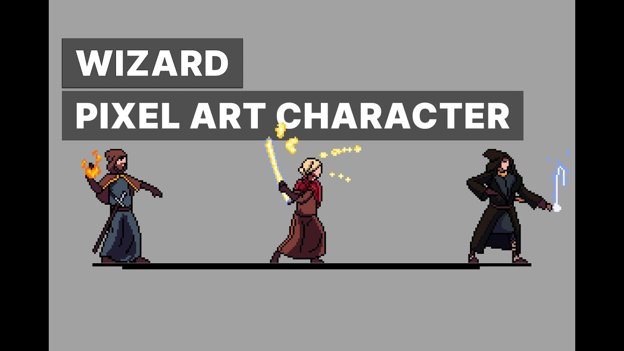 Free Pixel Wizard Characters for RPG Game - YouTube