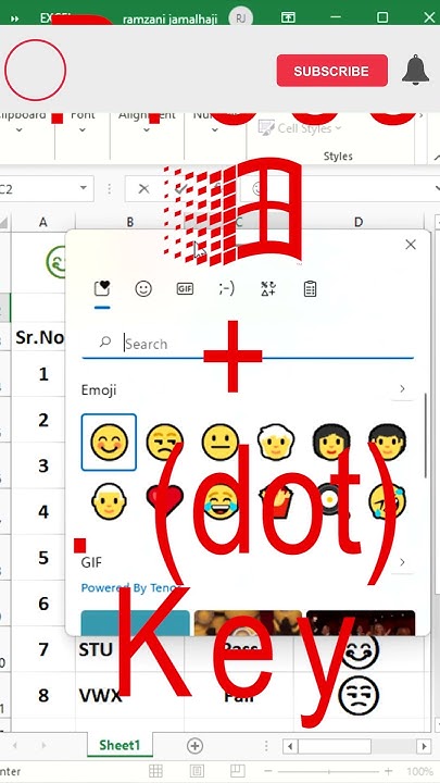 #shorts Excel formula with Emojis| how to use Emoji in excel formula| advanced excel tips ...