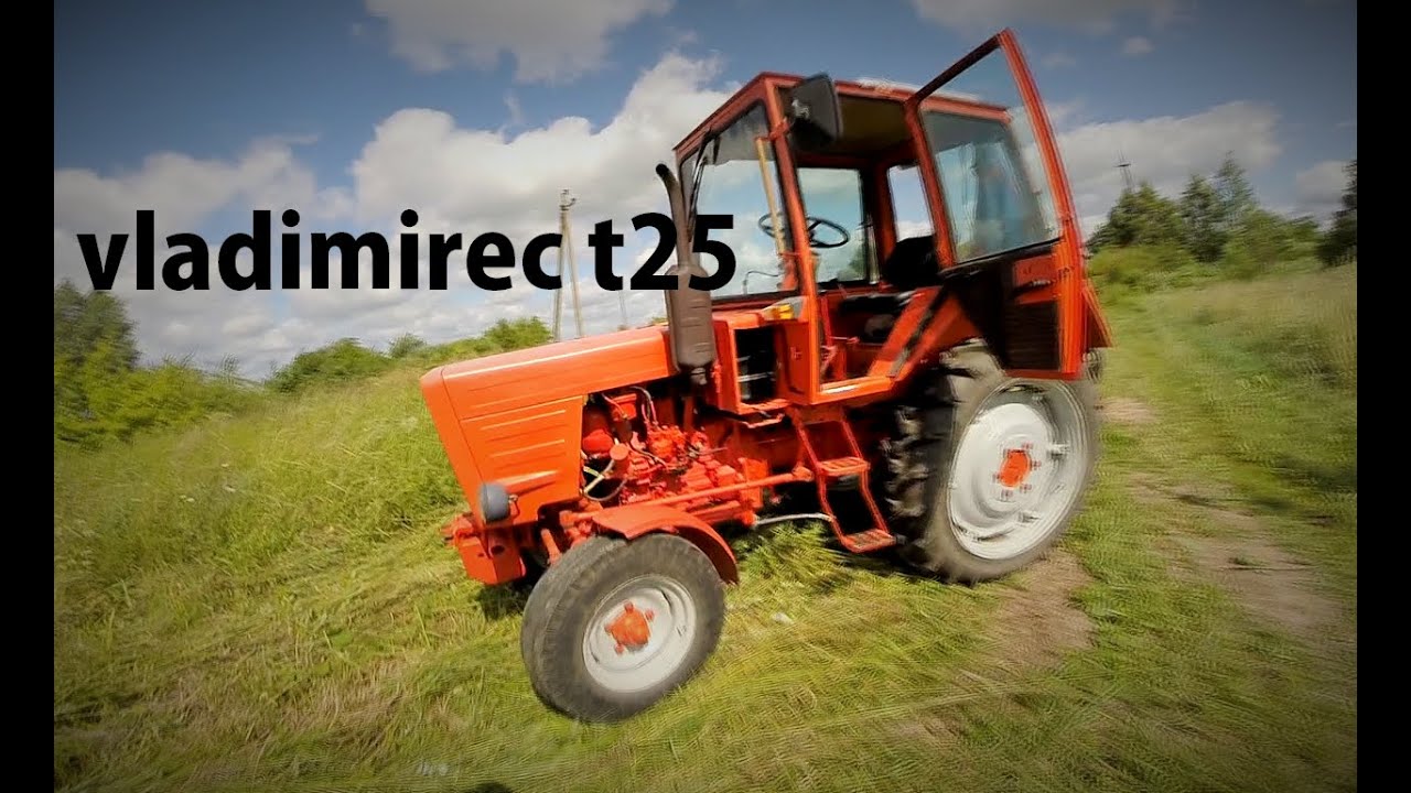 Vladimirec t25 grass cuting - YouTube
